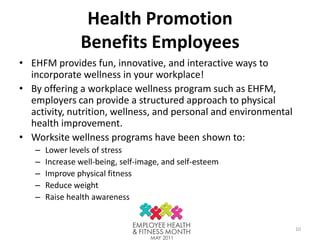 Employee Health and Fitness Month with Diane Hart and Brenda Loube | PDF