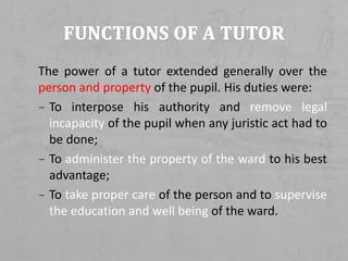 Principles of Roman Law: Law of Persons | PPTX