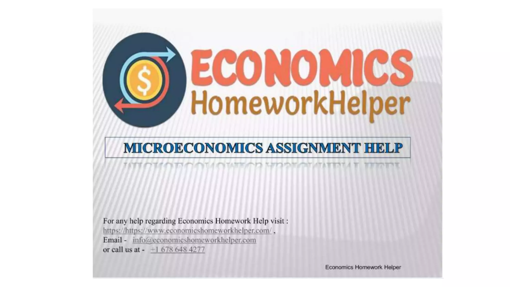 Unlock Your Academic Success with Economics Homework Helper! 📚 | PPTX