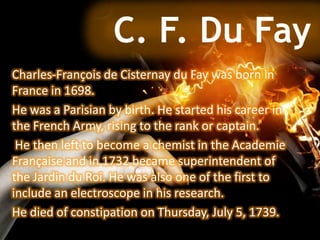 Scientist- C. F. Du Fay | PPT