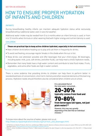 EHI Key Tips on Hydration Volume 1 | PDF