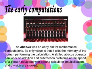 The history of computers | PPT