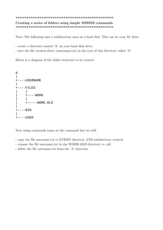 Using the MS Windows Command Line | PDF | Operating Systems | Computer ...