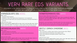 Hypermobile Ehlers-Danlos Syndrome & hypermobility spectrum disorders ...