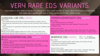 Hypermobile Ehlers-Danlos Syndrome & hypermobility spectrum disorders ...