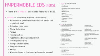 Hypermobile Ehlers-Danlos Syndrome & hypermobility spectrum disorders ...