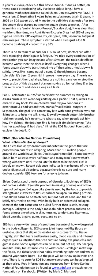 Ehlers danlos | PDF