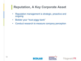 Reputation Management: Crisis Communication Planning, Response and ...