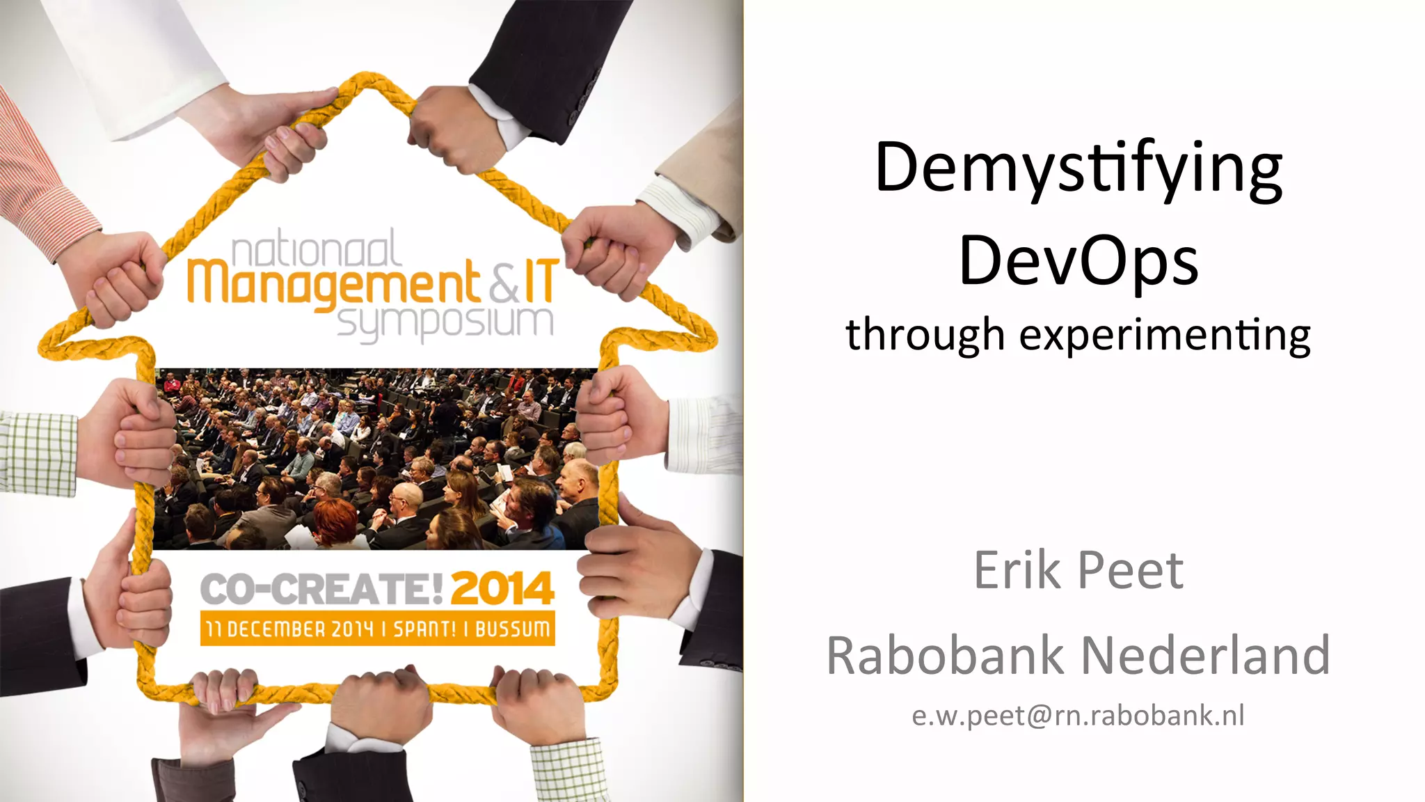 9 dev ops erik peet - demystifying devops | PPT