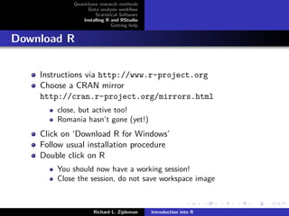 Basic introduction into R | PDF