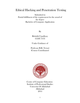 Vulnerability Assessment and Penetration Testing Report | PDF