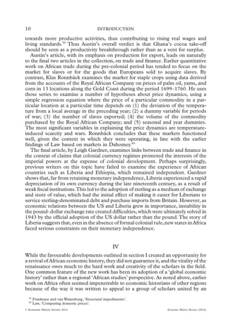 Introduction:The renaissance of African economic history | PDF