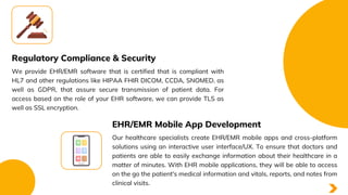 EHR/EMR Software Development Services| EMed HealthTech | PPTX