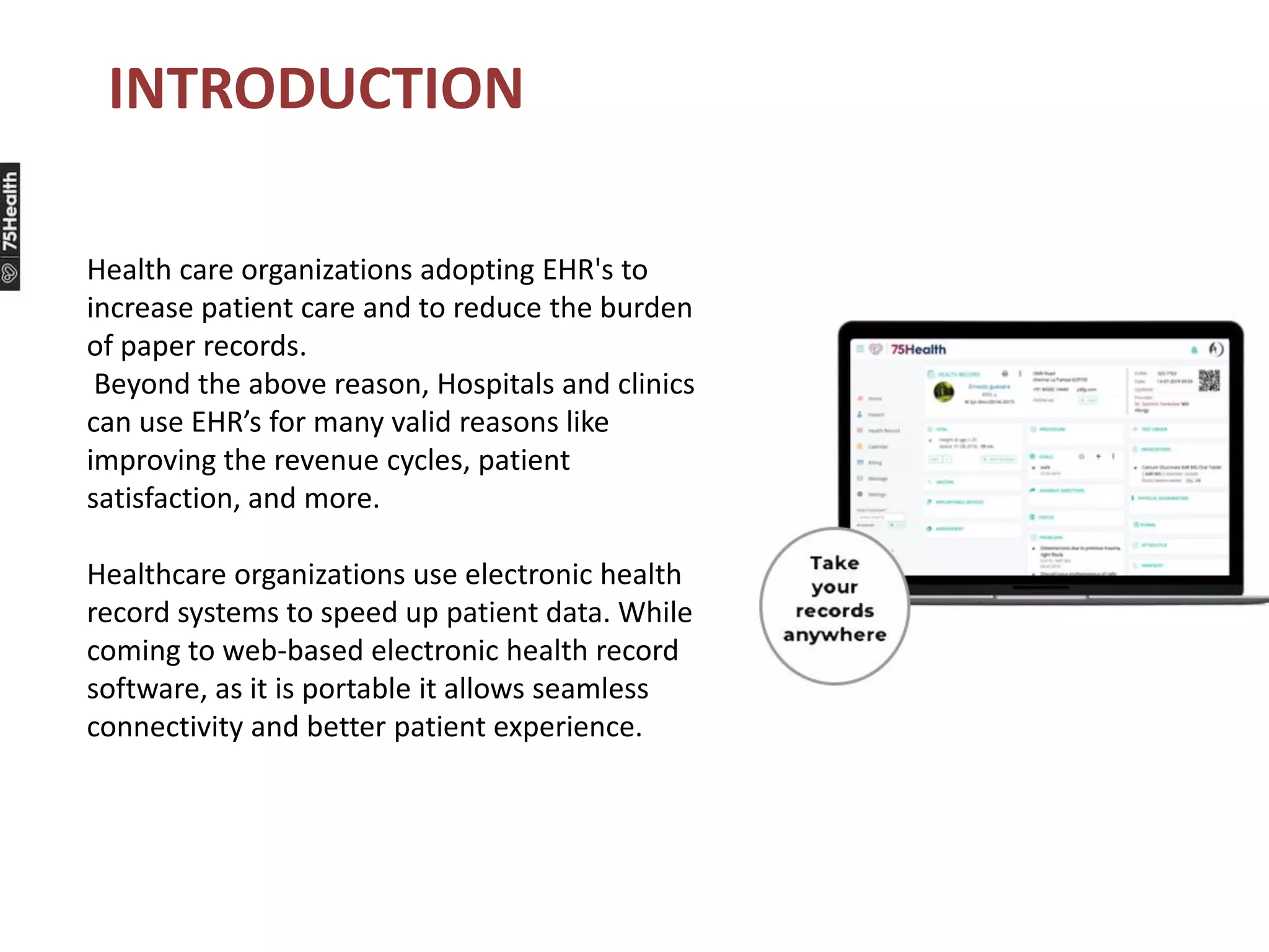 Ehr for hospital | PPT