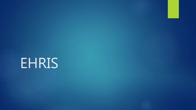 Ehris | PPT