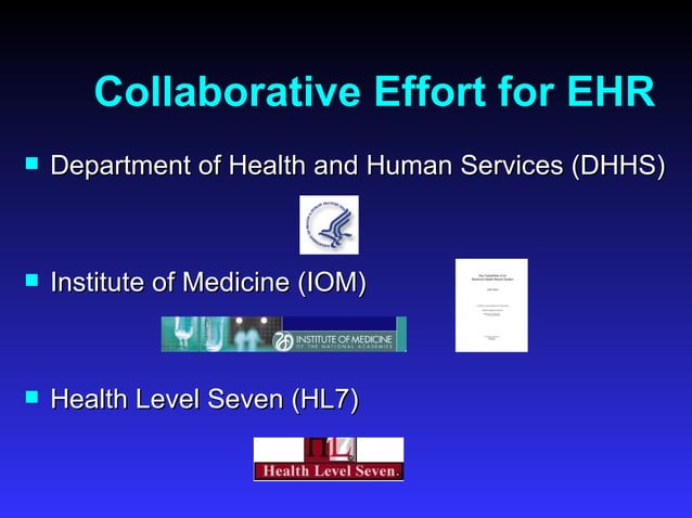 Ehr overview nip | PPT | Healthcare Industry | Industries