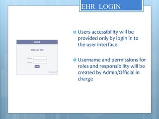 EHR Prototype Presentation | PPSX