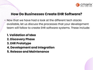 How To Build An EHR System: A Comprehensive Guide | PPTX | Healthcare ...