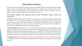 EHR Software Solutions: Revolutionizing Healthcare Data Management | PDF