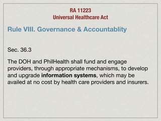 EHR in Ensuring Universal Healthcare | PDF