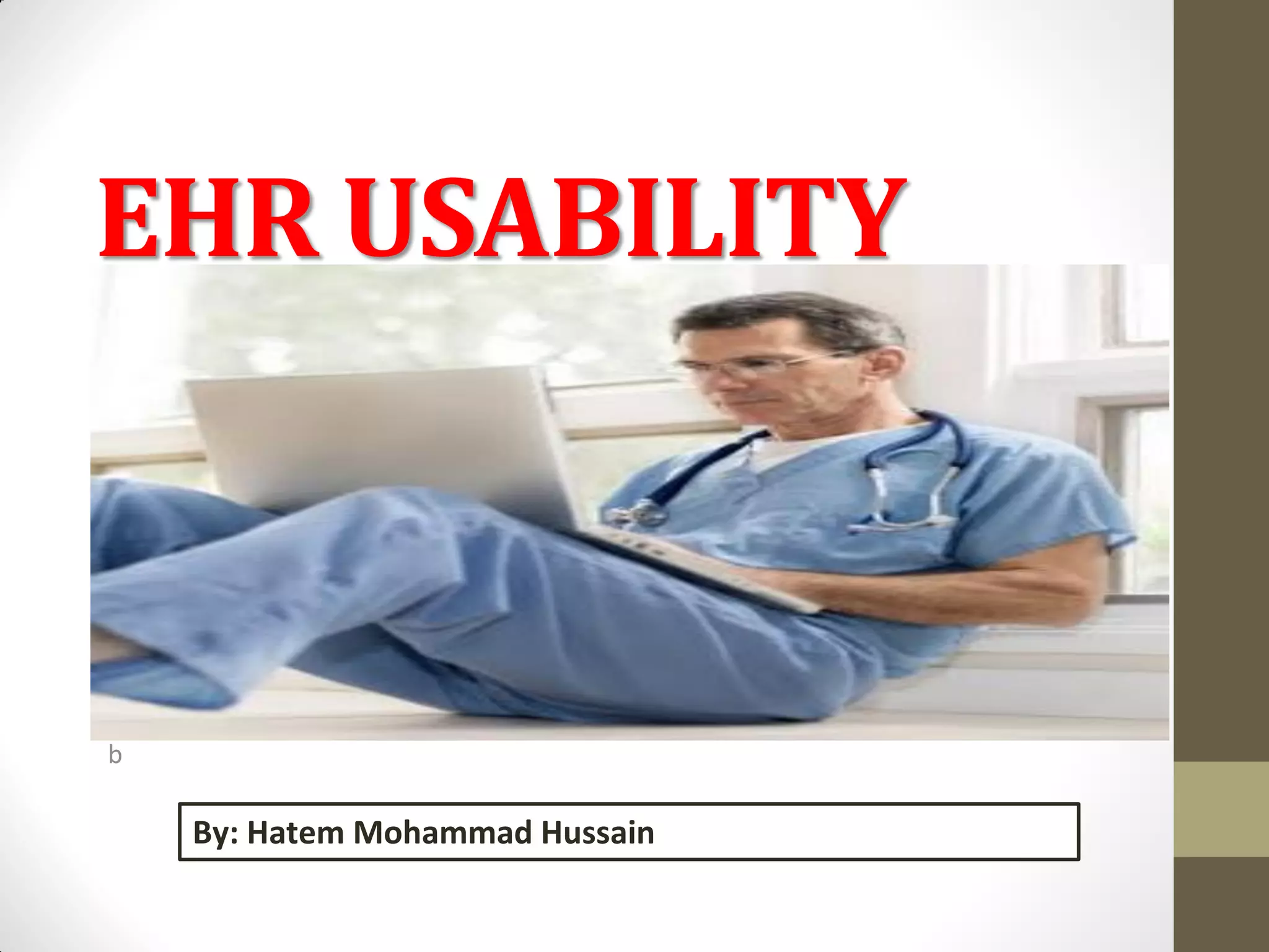 Ehr usability | PDF
