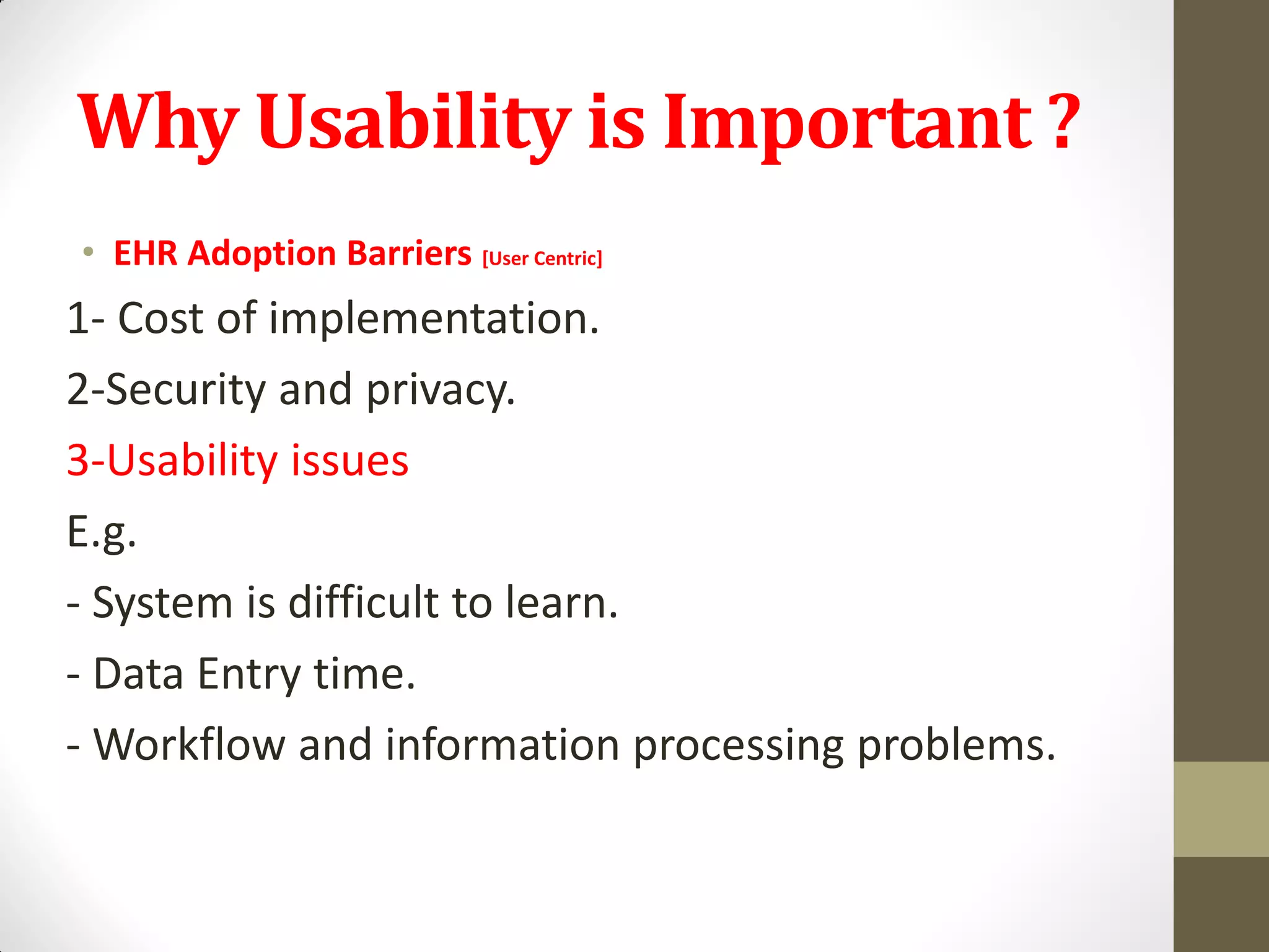 Ehr usability | PDF