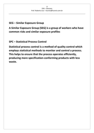 Glossary of ESG - Technical Terms | PDF
