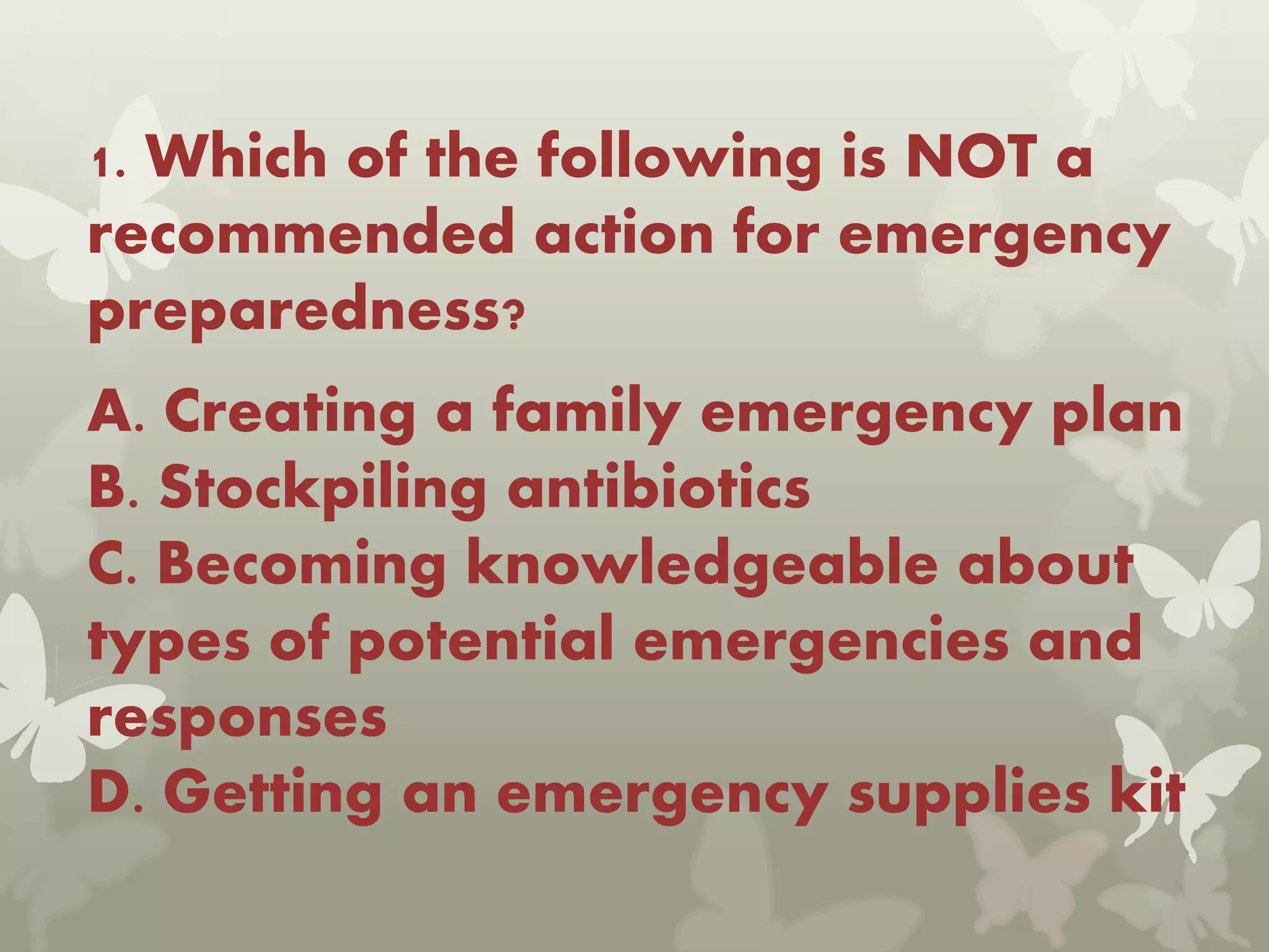 Ehs 314 emergency response quiz | PPTX | First Aid | Injuries
