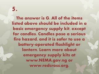 Ehs 314 emergency response quiz | PPTX