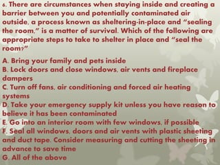 Ehs 314 emergency response quiz | PPTX