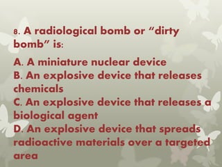 Ehs 314 emergency response quiz | PPT