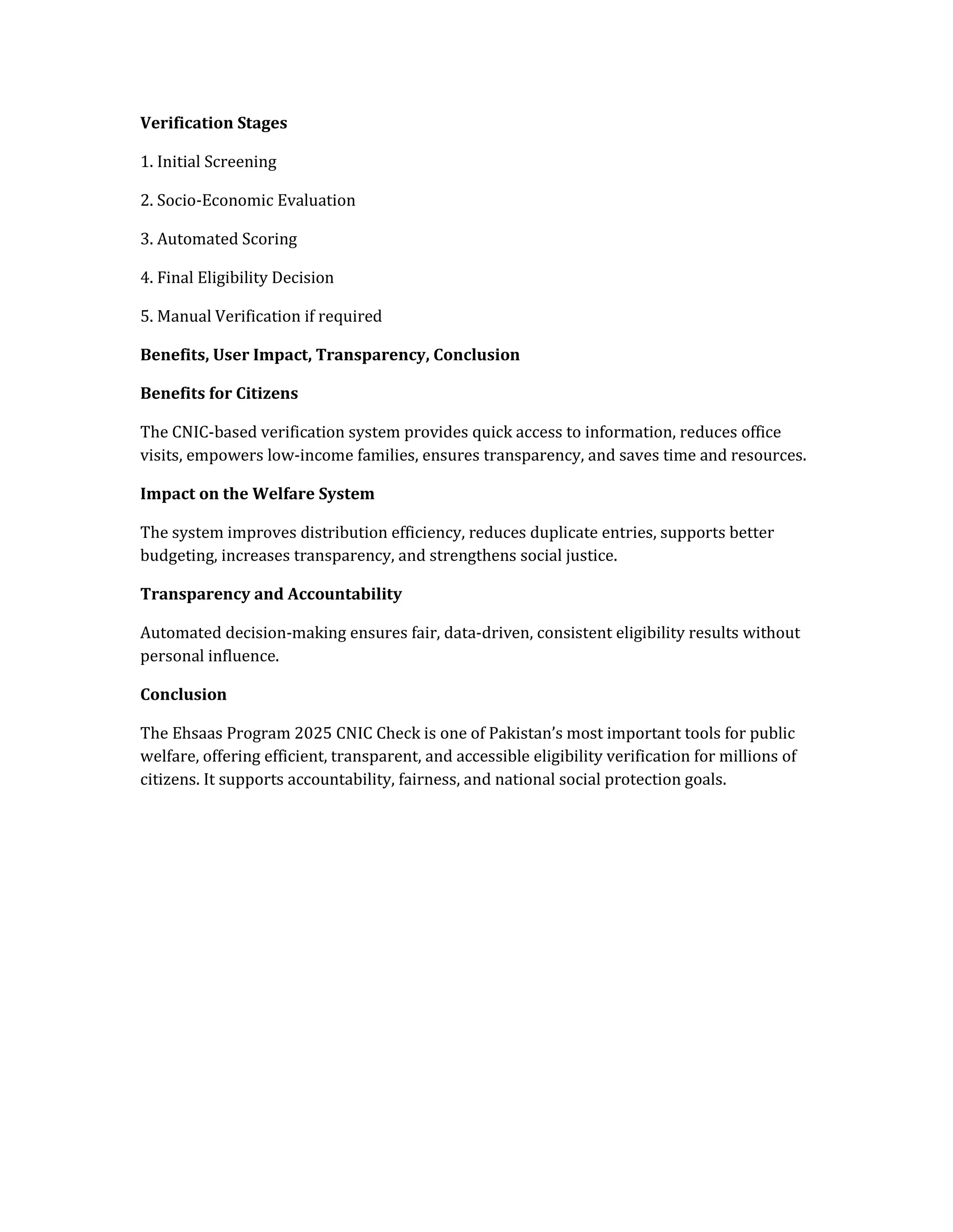 Comprehensive Guide to Ehsaas Program 2025 CNIC Eligibility ...