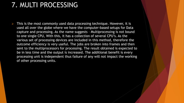 Data Processing and its Types | PPTX