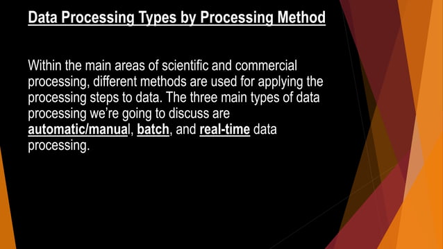 Data Processing and its Types | PPTX