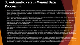 Data Processing and its Types | PPTX
