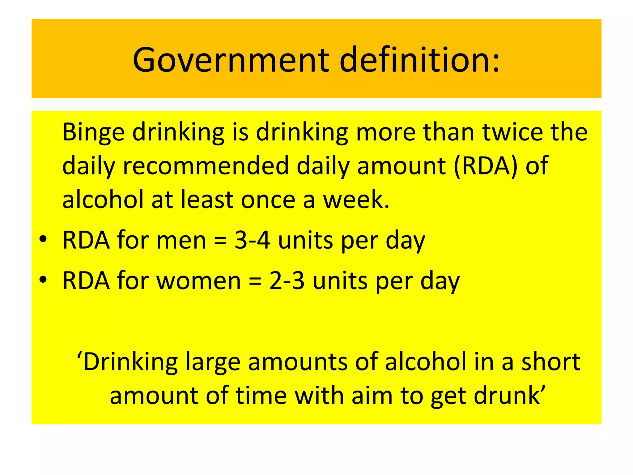 Ehsan Kabir - Alcohol and the Law and Binge Drinking | PDF