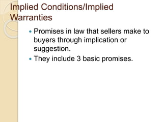 Ehsan Kabir - What is Sale of Goods Act | PPT