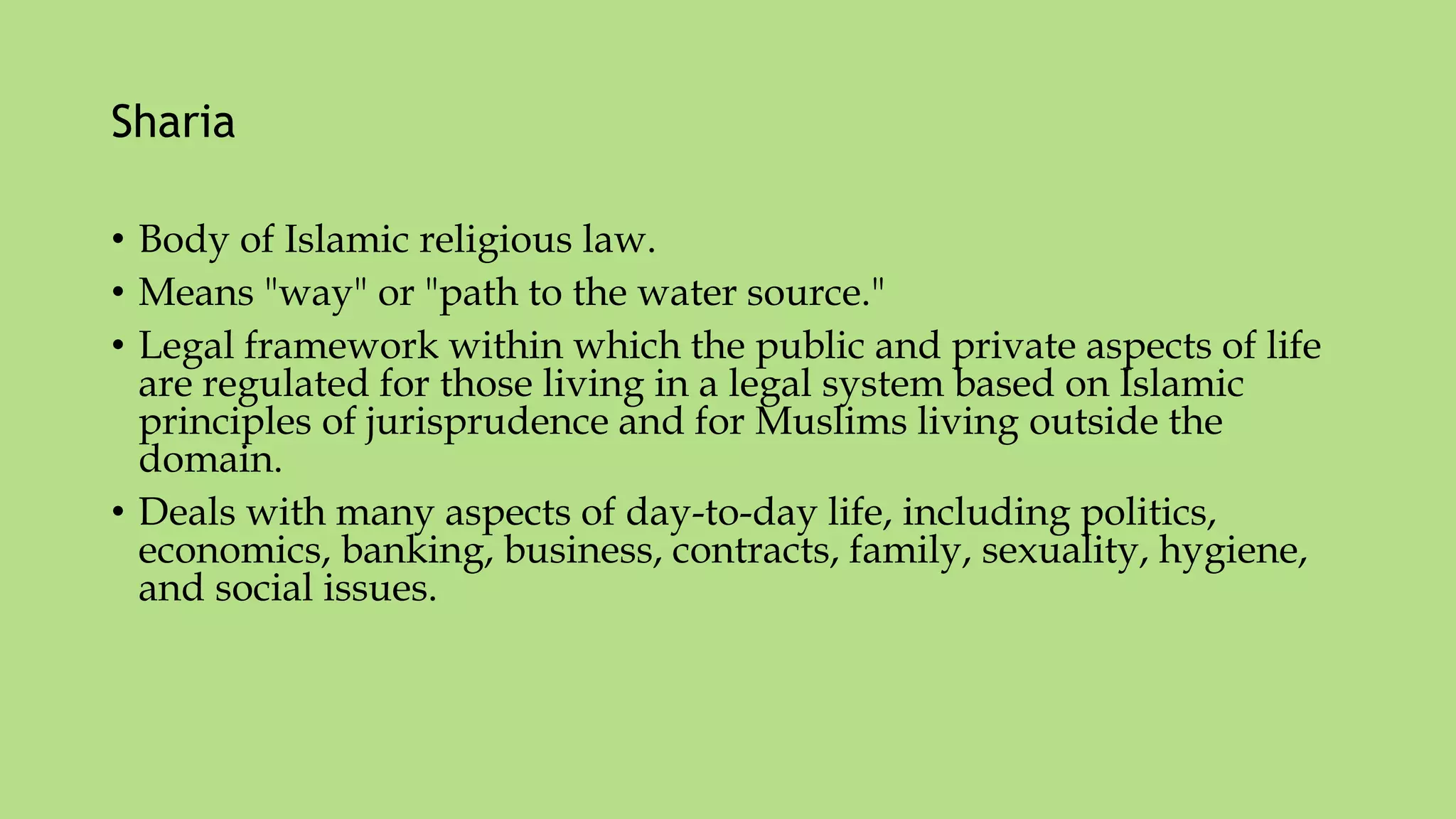 Ehsan Kabir Solicitor - Primary and Secondary Sources of Islamic Law ...