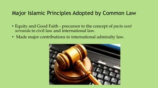 Ehsan Kabir Solicitor - Primary and Secondary Sources of Islamic Law | PPTX