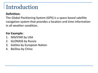 GPS & its integration with GIS & RS | PPT