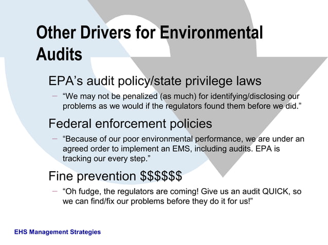 EHS Audit Overview | PPT