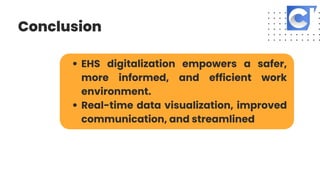 Environment Health Safety (EHS) Digitalization Plan | PDF