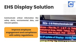 Environment Health Safety (EHS) Digitalization Plan | PDF