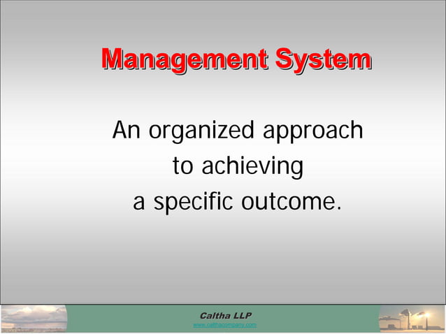 EHS Management Systems Overview For The Hazardous Materials ...