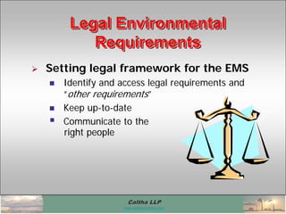 EHS Management Systems Overview For The Hazardous Materials ...