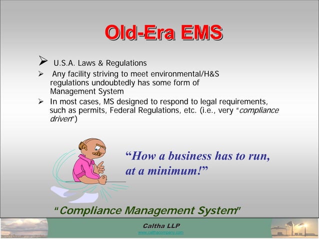 EHS Management Systems Overview For The Hazardous Materials ...