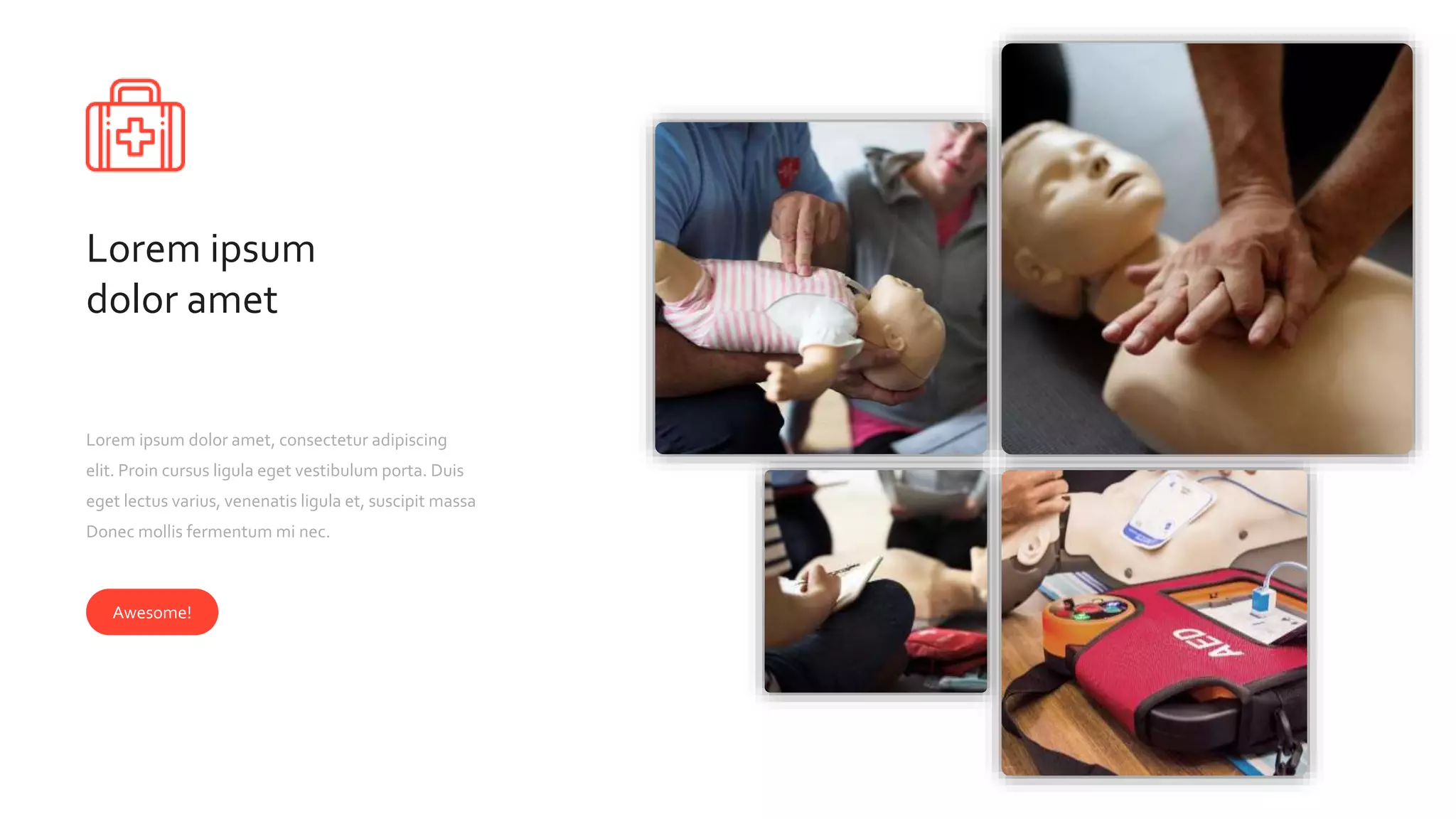 EHS PowerPoint template for training | PPTX