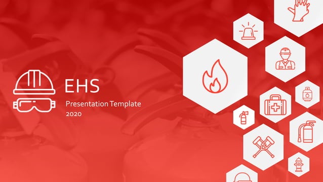 EHS PowerPoint template for training | PPTX