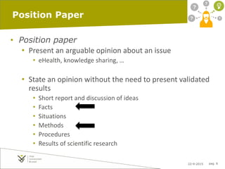 Mapping of Terminology Standards, a Way for Interoperability (Position ...