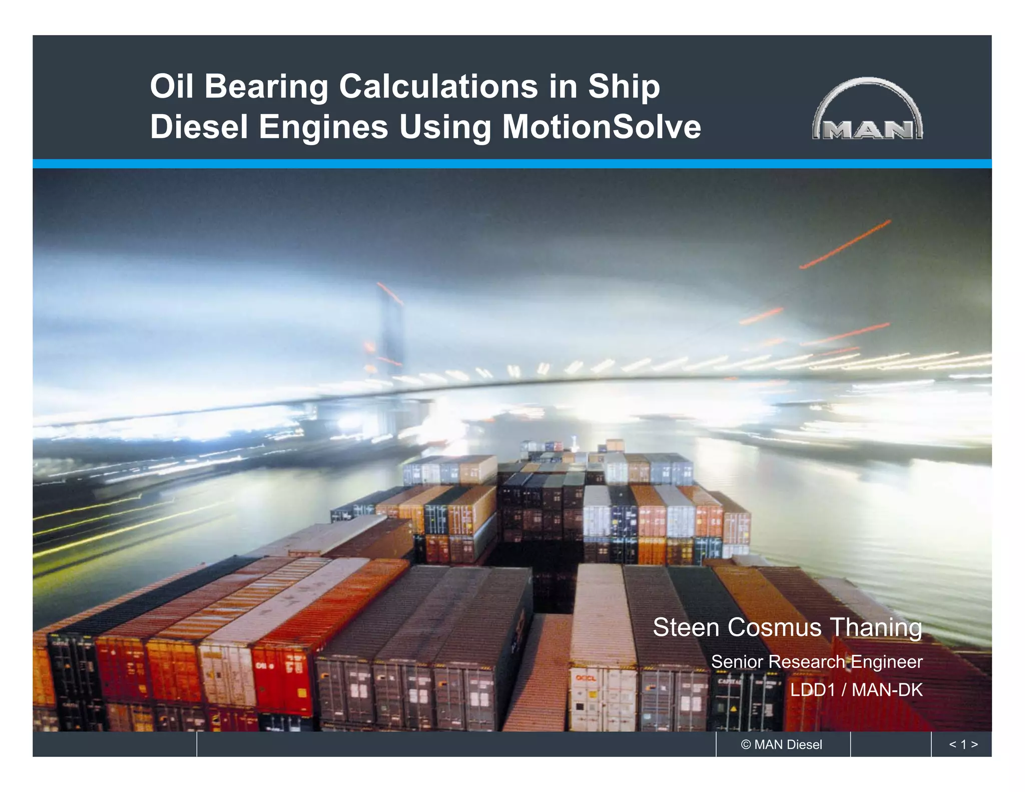 EHTC2010 Oil Bearing Calculations In Ship Diesel Engines Using ...